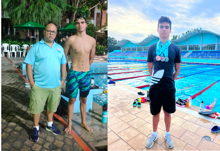 Deportista de natación se destaca en eventos internacionales durante su ...